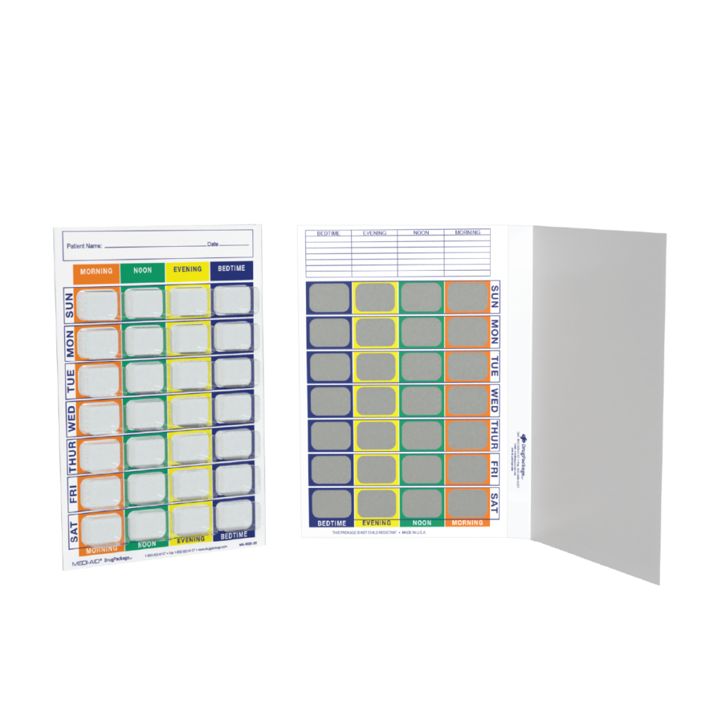 SynMed® Automated Dispensing Medication Blister Card - Monthly ...